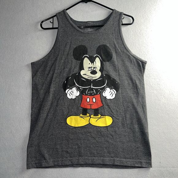Disney | Shirts | Vintage Disney Tank Top Swole Mickey Medium Gym ...